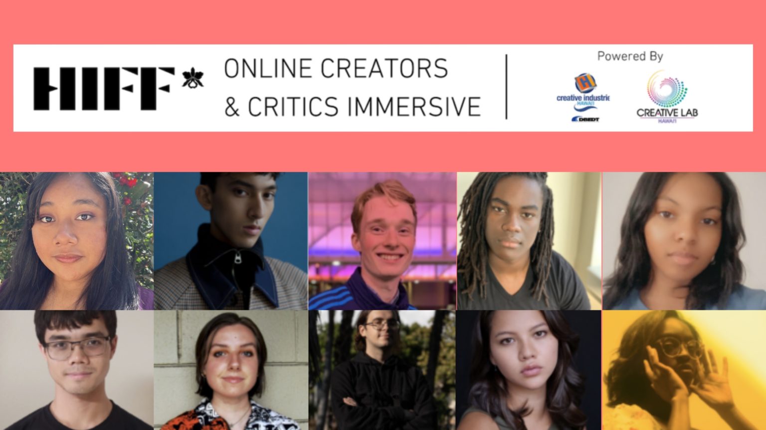 Inaugural class of HIFF Online Creators & Critics Immersive | HIFF ...
