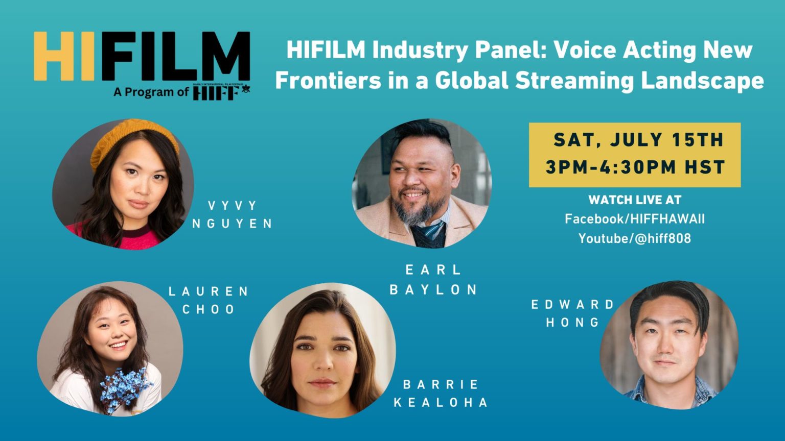 HIFF Talks | HIFF | Hawai'i International Film Festival